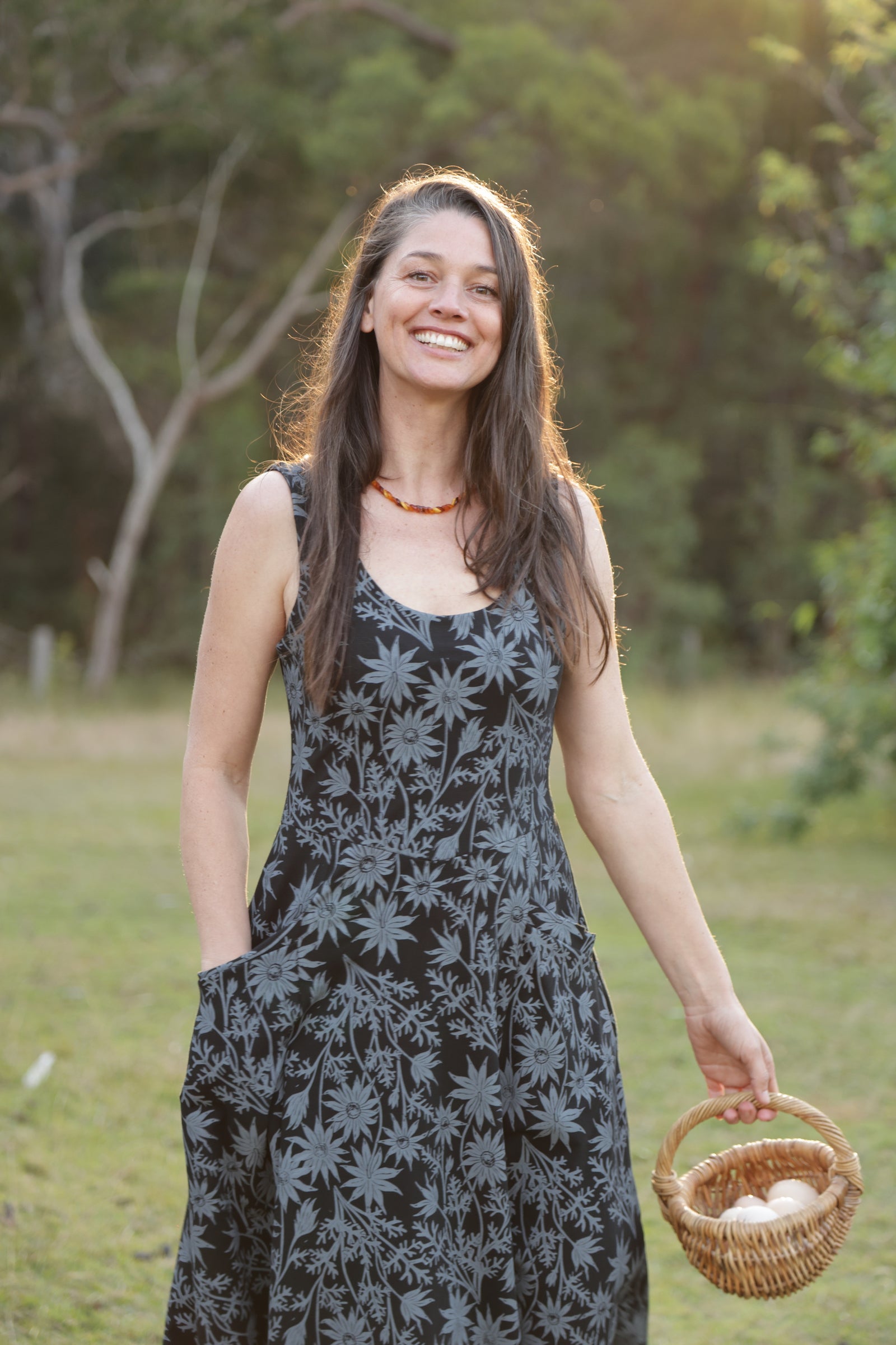 Flow Dress - Flannel Flower Print – Dalee Ella Prints